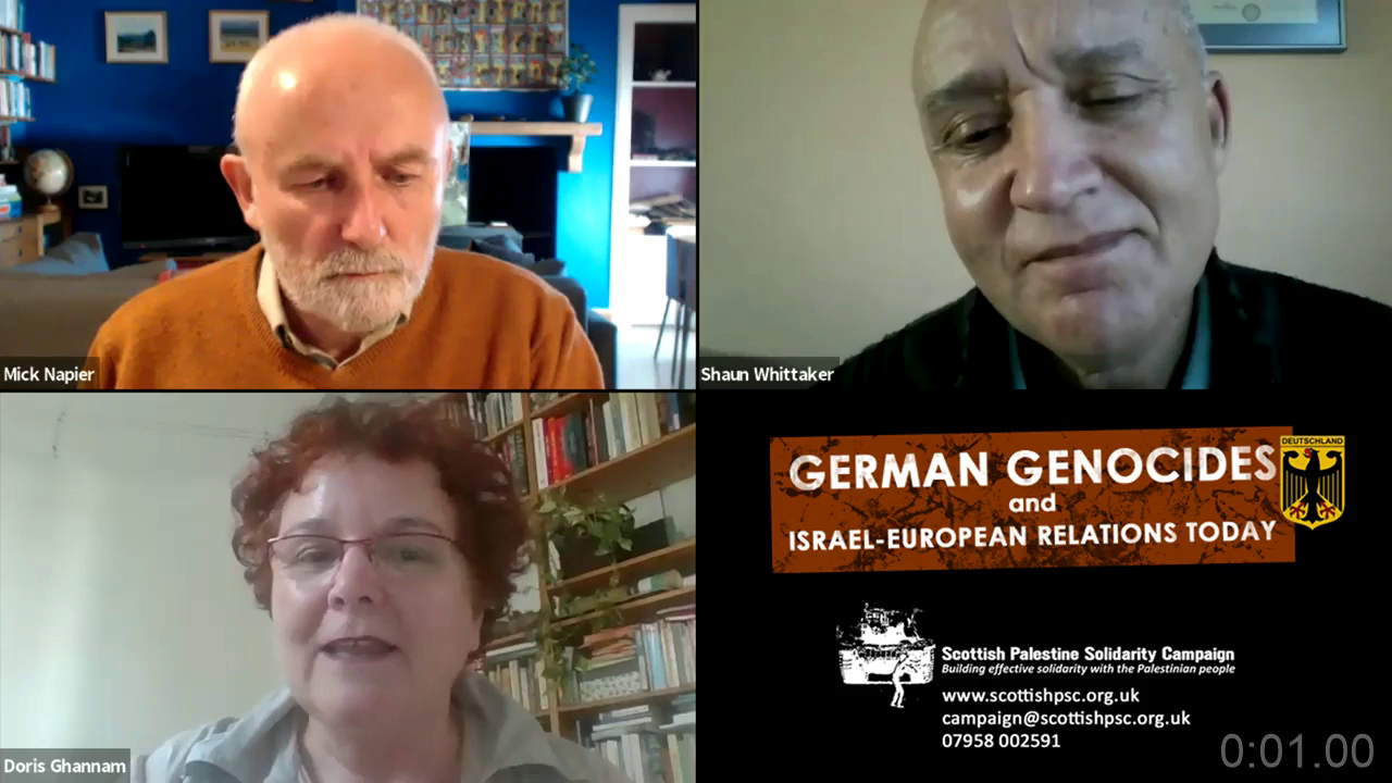 Doris Ghannam and Dr Shaun Whittaker - German Genocides - publicsolidarity
